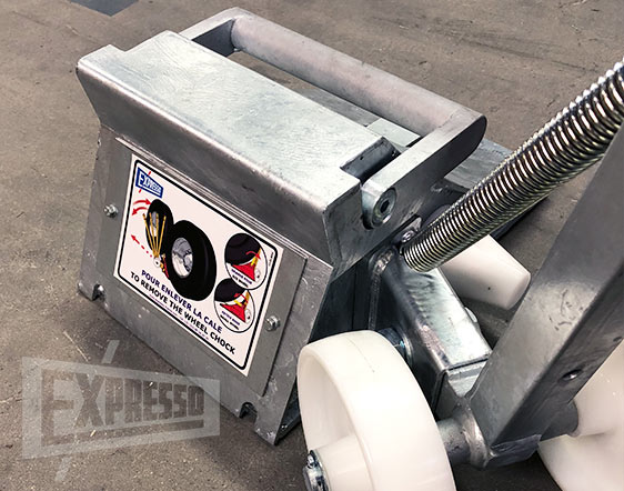 Cale-roue électrique universelle à excentrique Expresso